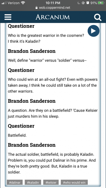 Most dangerous character in the cosmere in a fight? - Cosmere ...